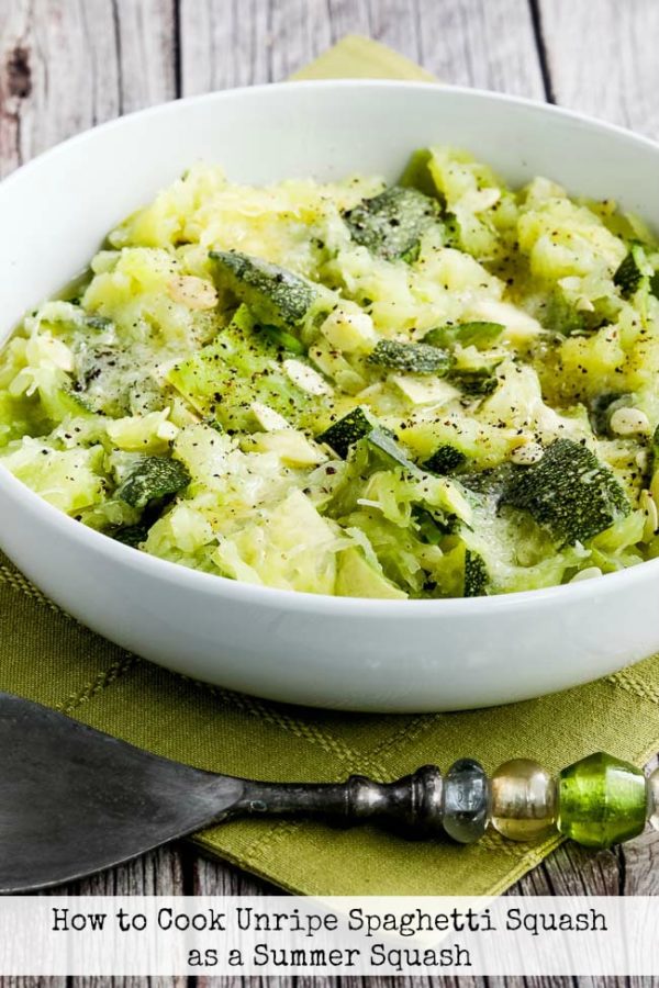 How to Cook Unripe Spaghetti Squash as a Summer Squash – Kalyn's Kitchen