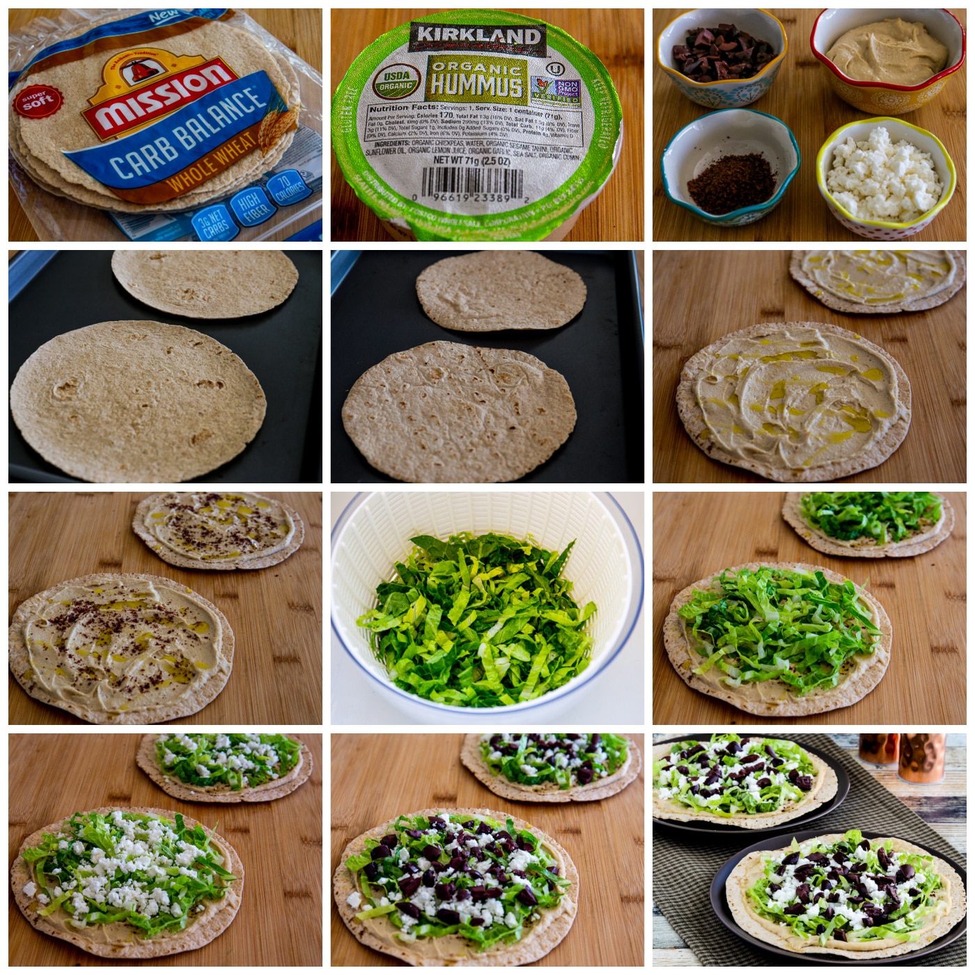 Middle Eastern Tostadas with Hummus – Kalyn's Kitchen