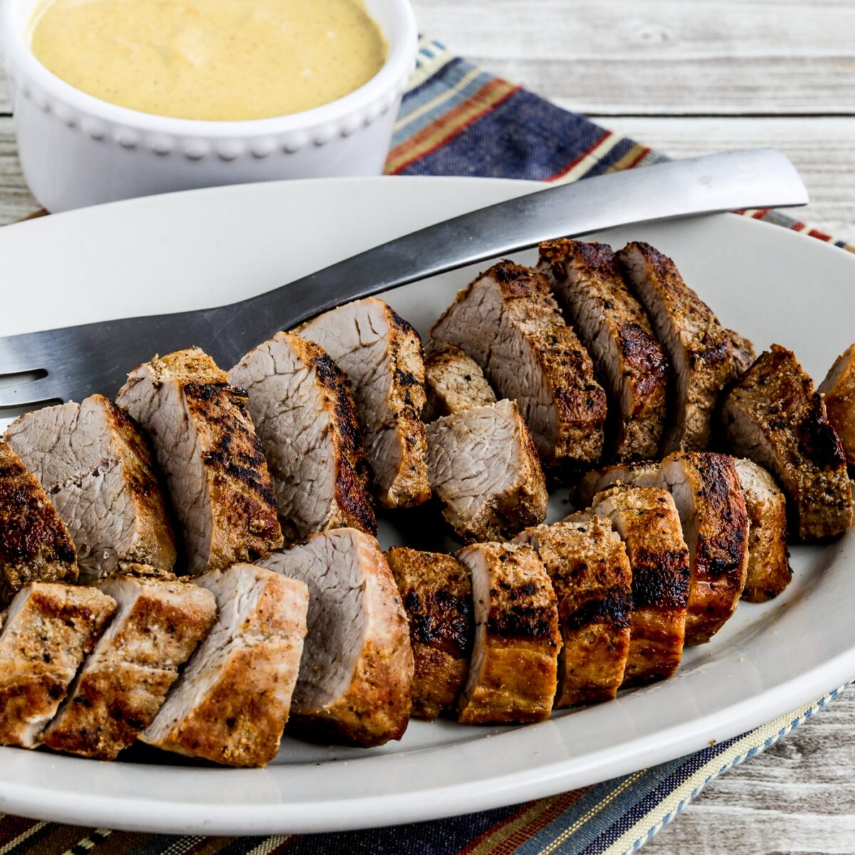 Pork Tenderloin with Mustard Sauce – Kalyn's Kitchen