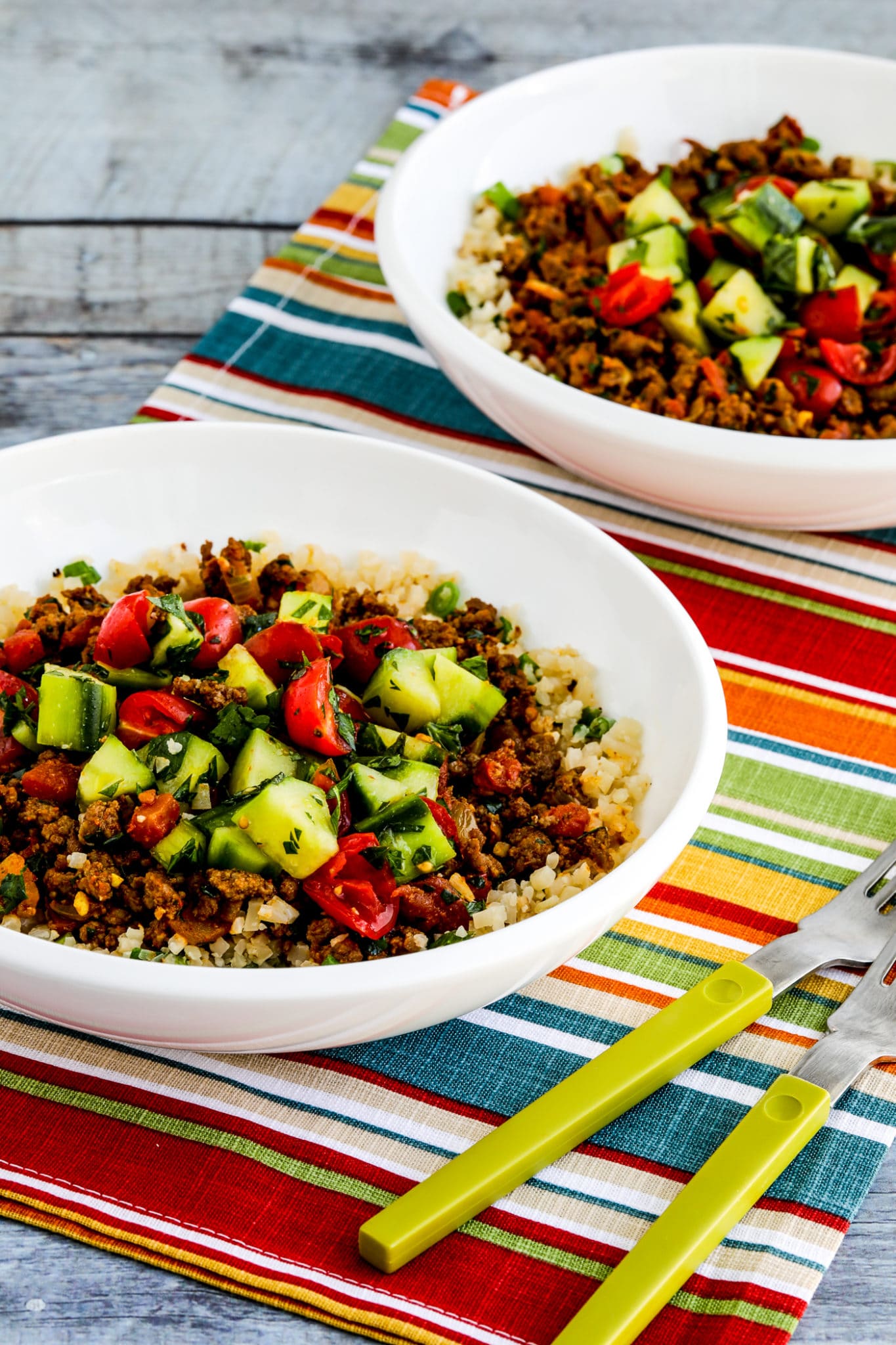 Middle Eastern Ground Beef Bowls – Kalyn's Kitchen