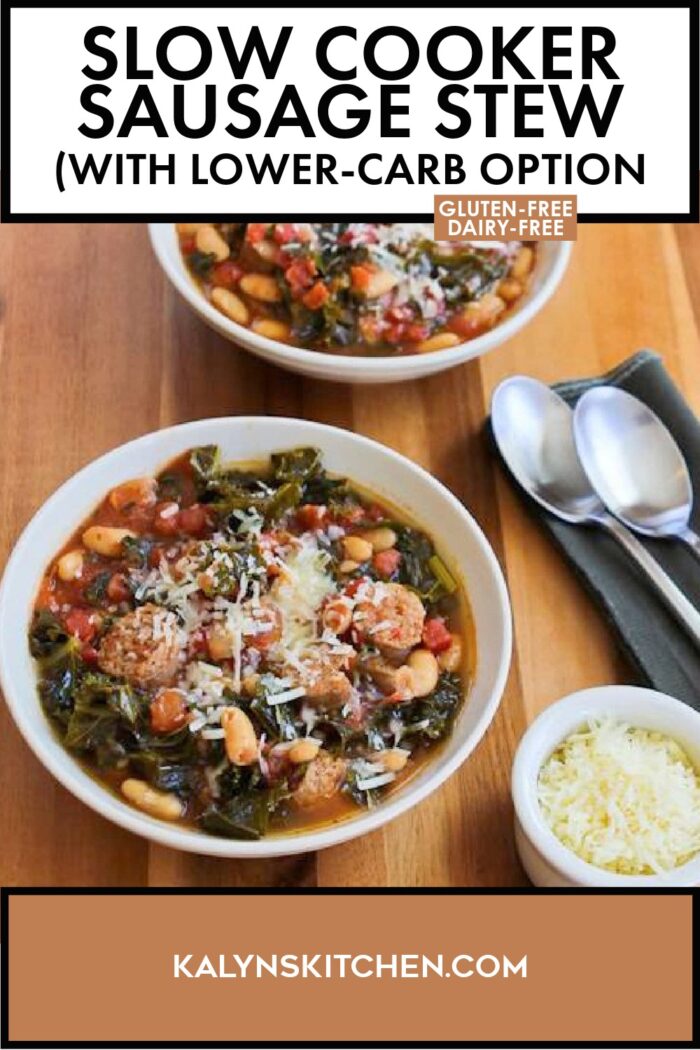 Slow Cooker Sausage Stew – Kalyn's Kitchen