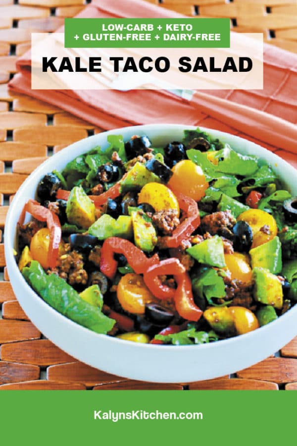 Kale Taco Salad – Kalyn's Kitchen
