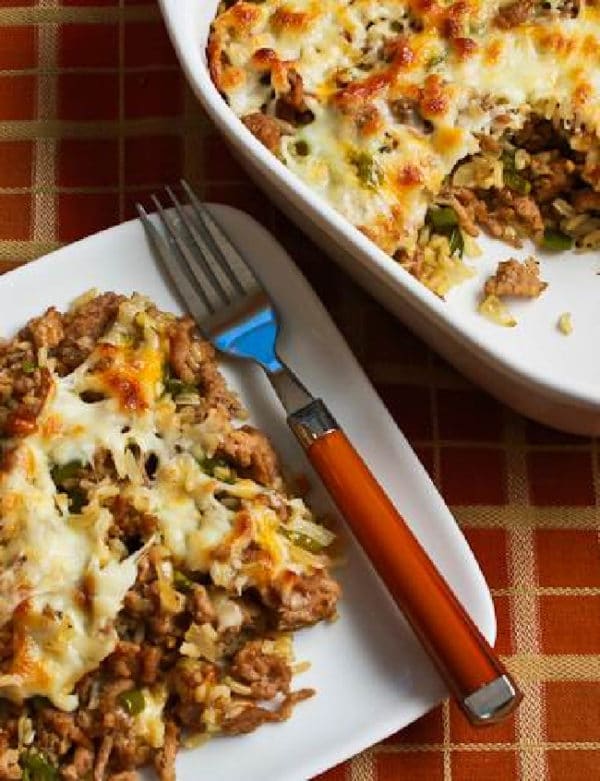 Brown Rice Casserole (with Sausage and Peppers) – Kalyn's Kitchen