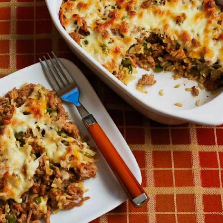 Brown Rice Casserole (with Sausage and Peppers) – Kalyn's Kitchen