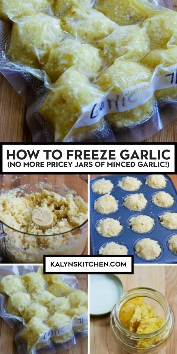 How to Freeze Garlic – Kalyn's Kitchen