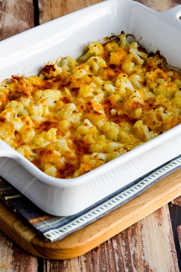 Easy Cheesy Baked Keto Cauliflower – Kalyn's Kitchen