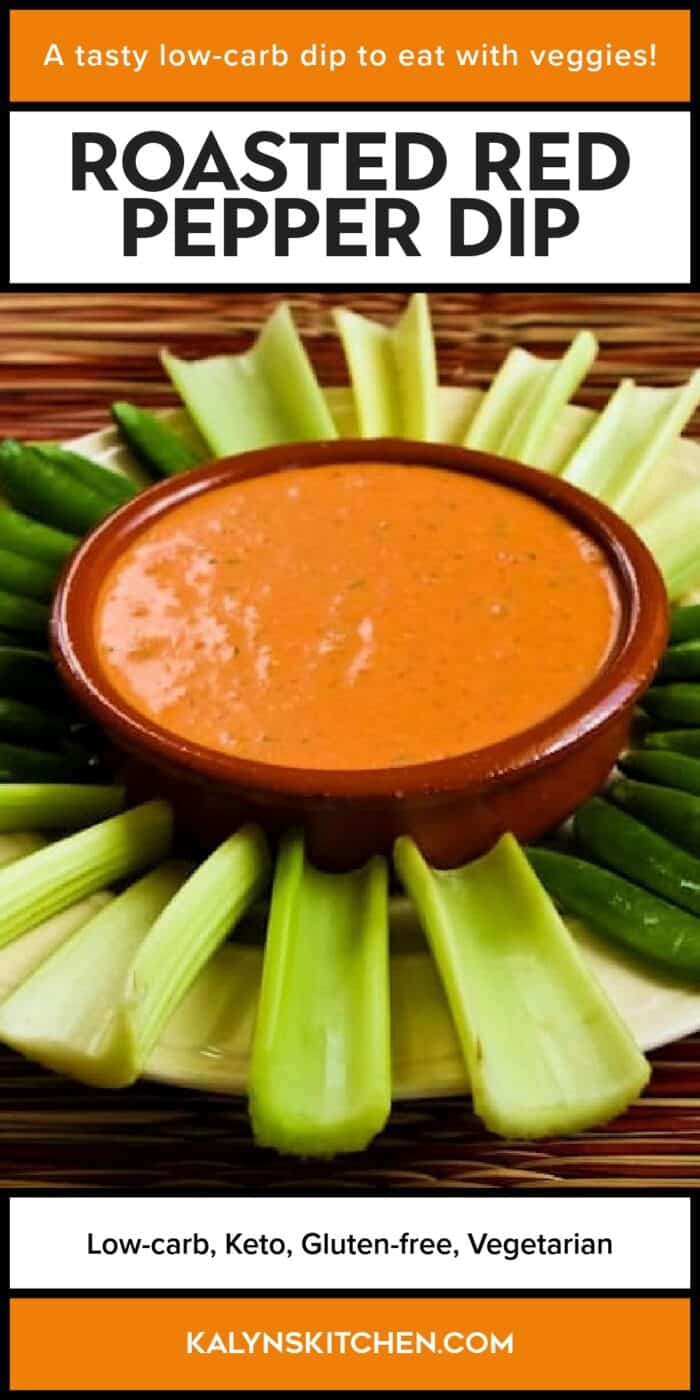 Roasted Red Pepper Dip – Kalyn's Kitchen