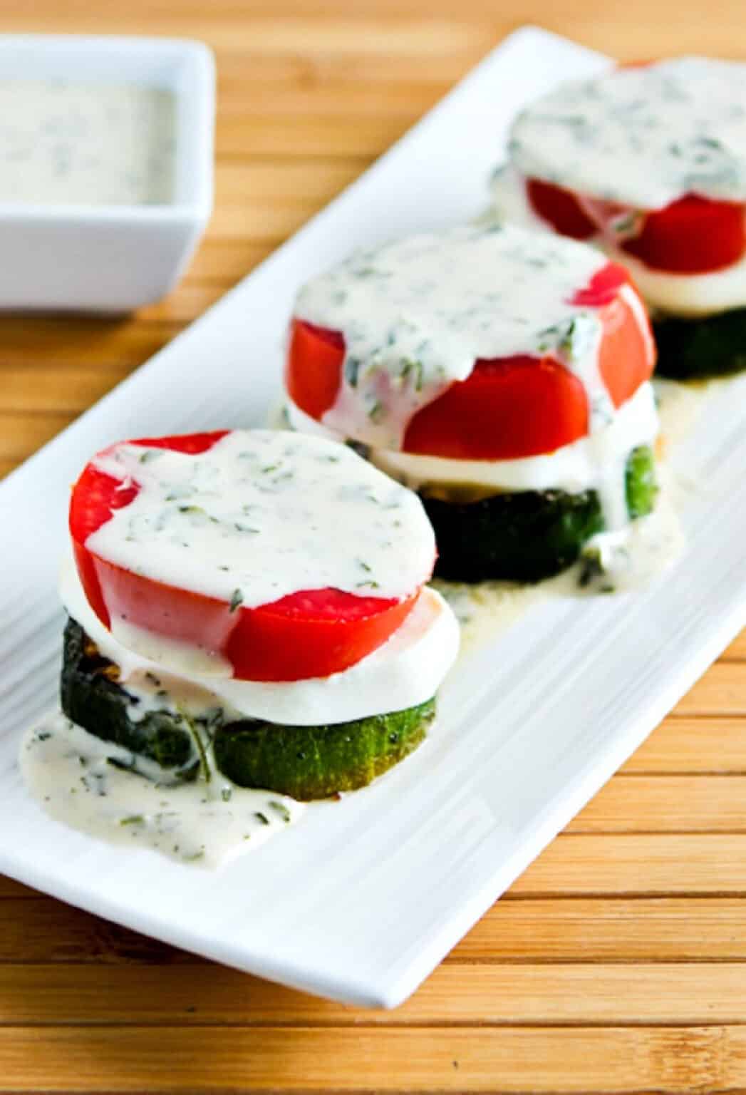 Grilled Zucchini Caprese Salad – Kalyn's Kitchen