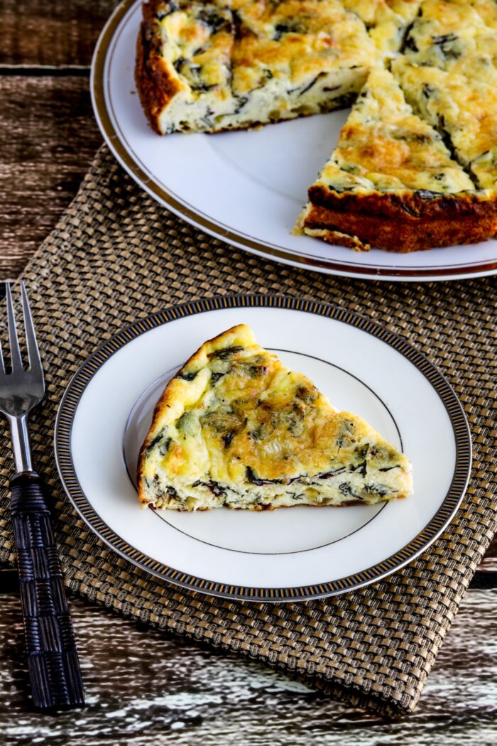 Crustless Swiss Chard Pie – Kalyn's Kitchen