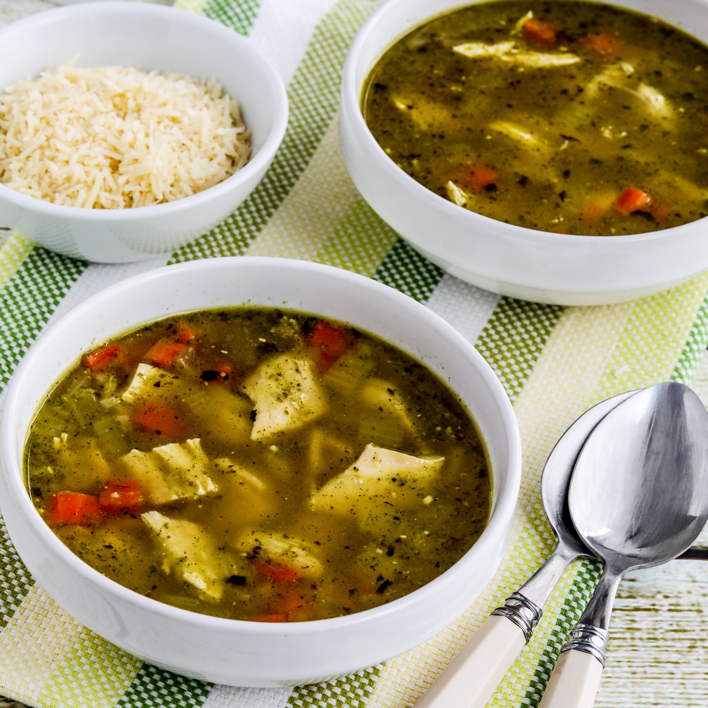 Chicken Pesto Soup (Video) – Kalyn's Kitchen