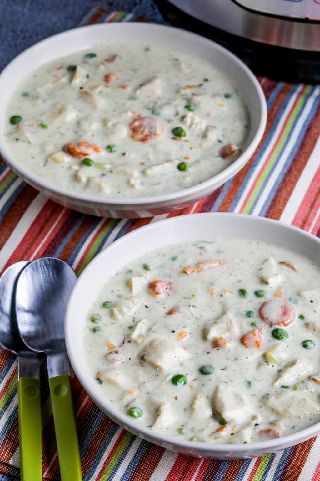 Instant Pot Chicken Pot Pie Soup – Kalyn's Kitchen